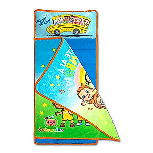 Cocomelon Toddler Nap Mat Cute as a Rainbow with JJ and Friends