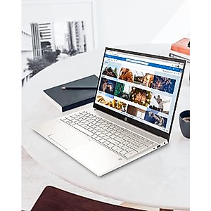 HP 2023 Pavilion 15.6" FHD IPS Touchscreen Laptop 12th Intel 12-Core i7-1260P Iris Xe Graphics 16GB DDR4 1TB NVMe SSD HDMI2.0 WiFi AX USB-C Backlit KB Fingerprint Windows 11 Home w/RE Accessories