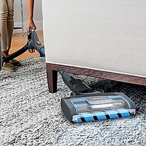 SHARK AZ1501 Apex Powered Lift Away Upright Vacuum with DuoClean & Self-Cleaning Brushroll, Crevice Tool, and Pet Multi-Tool for a Deep Clean on Above Floors, Blue (Renewed)