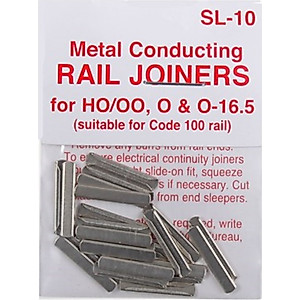 Peco SL-10 HO Code 100 Conductive Rail Joiner 24 Pack