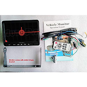 AHD 720P, Super Clear, 7" Wired Monitor Rear View Backup Camera System for Farm Tractor, Truck, RV, Forklift, Heavy Equipment, EXCAVTORS, Skid Steer