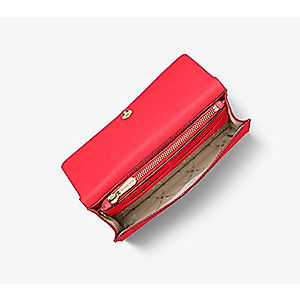 MICHAEL Michael Kors Saffiano Leather 3-in-1 Crossbody Clutch - Coral