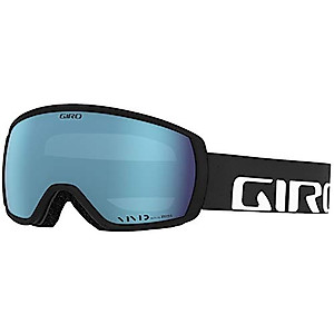 Giro Balance Ski Goggles - Snowboard Goggles for Men & Youth - Black Wordmark Strap with Vivid Royal Lens