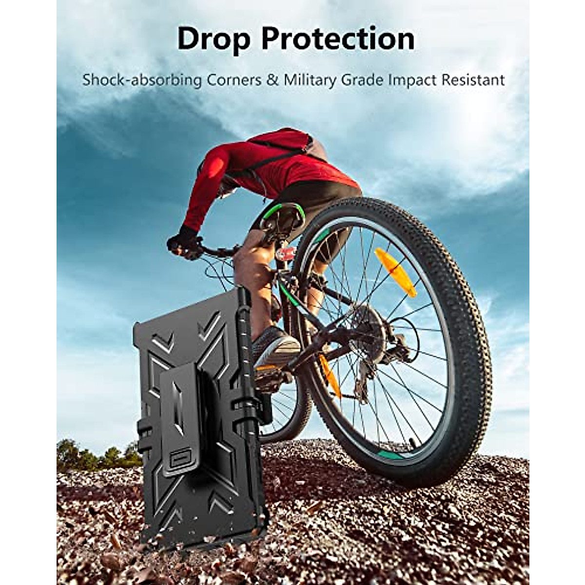 FNTCASE for Samsung Galaxy S22 Ultra Case: Built-in Screen Protector & Kickstand & Belt-Clip Holster, Extra Front Frame Full-Body Dual Layer Rugged Heavy Duty Shockproof Protective Phone Cover-Black