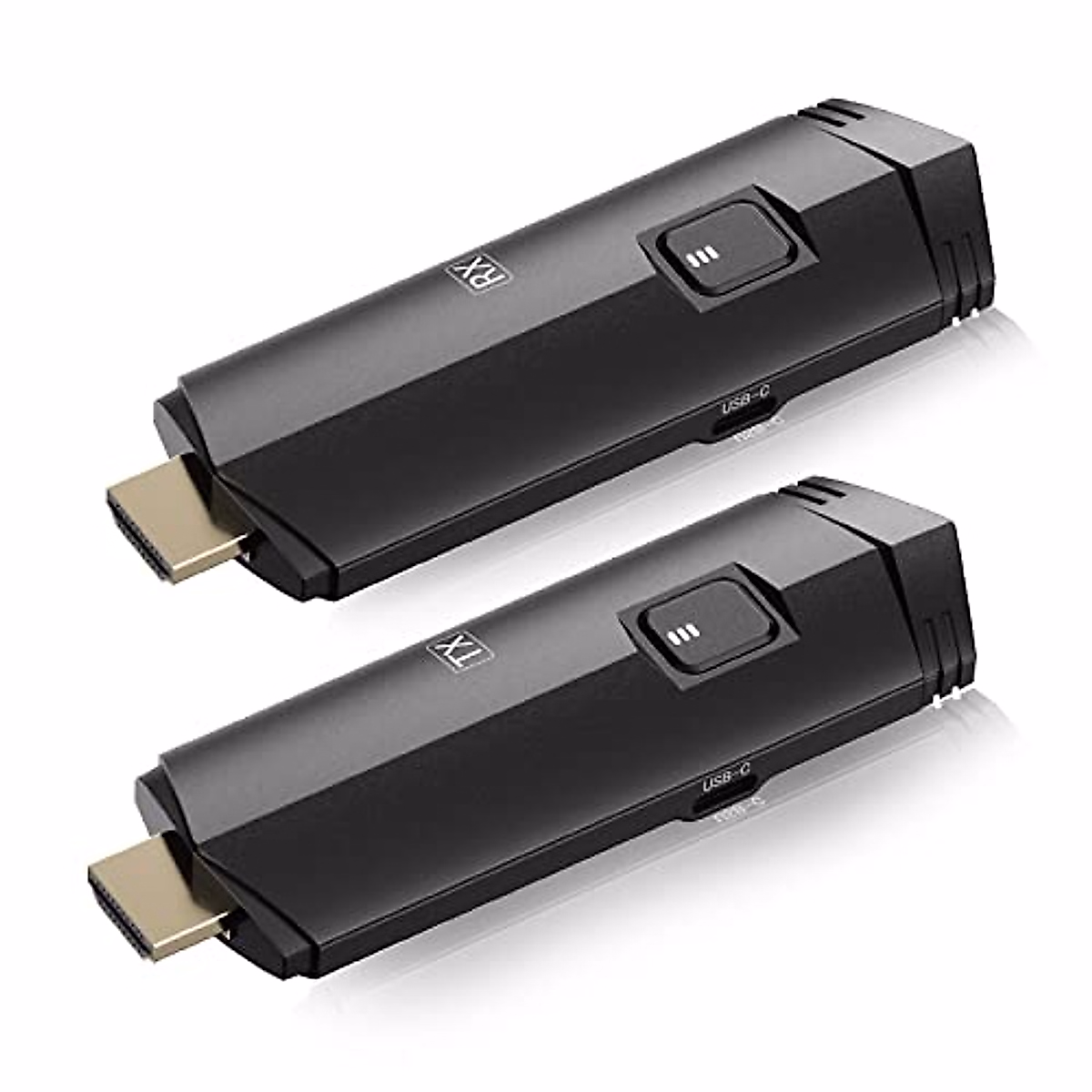 ANYGET Wireless HDMI Transmitter and Receiver, Wireless HDMI Extender Kit,Designed for Laptops,PC,HDMI Dongle Adapter,Support 2.4/5GHz for Streaming Video/Audio from Laptop, PC to HDTV/Projector