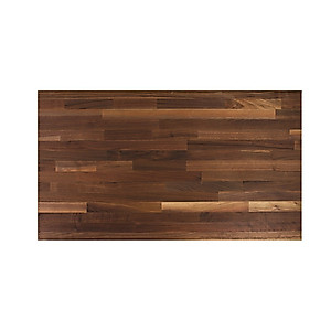 John Boos WALKCT-BL1825-V Blended Walnut Counter Top with Varnique Finish, 1.5" Thickness, 18" x 25"
