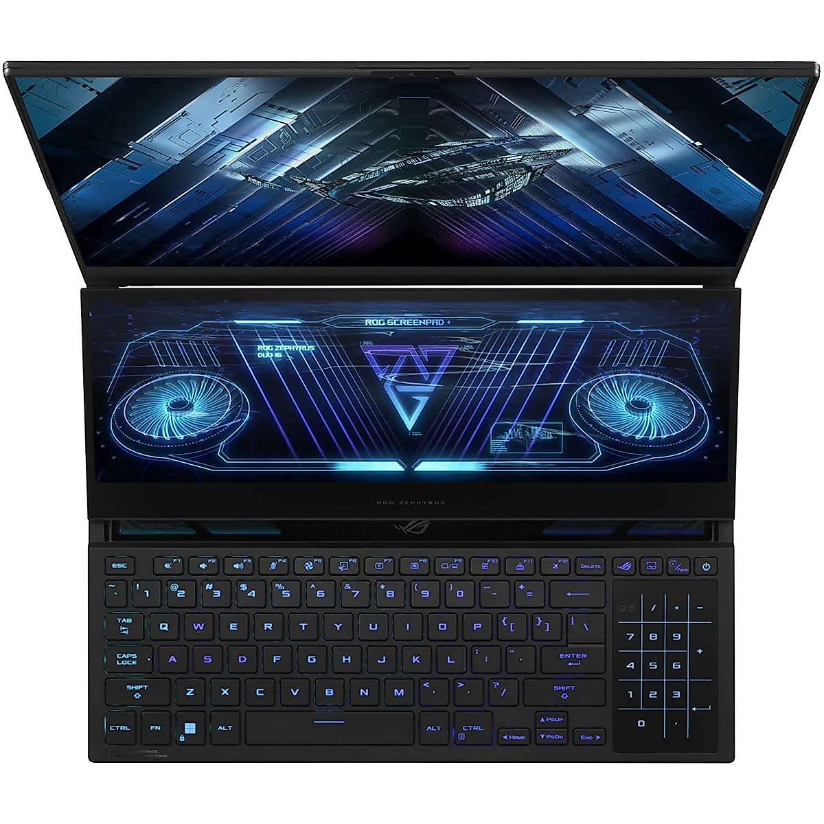 XOTICPC 2023 ASUS ROG Zephyrus Duo 16 GX650PZ Gaming Laptop (AMD Ryzen 9 7945HX, 64GB RAM, 1TB NVMe SSD, RTX 4080 12GB, 16" QHD+ 240Hz 3ms, Win 11 Pro) Gamer Notebook Computer