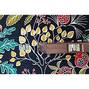 Urban Legacy Accent Floating Shelves | Black Walnut Modern Hardwood with Floating Brackets | Set of 2 (24" W x 7" D)