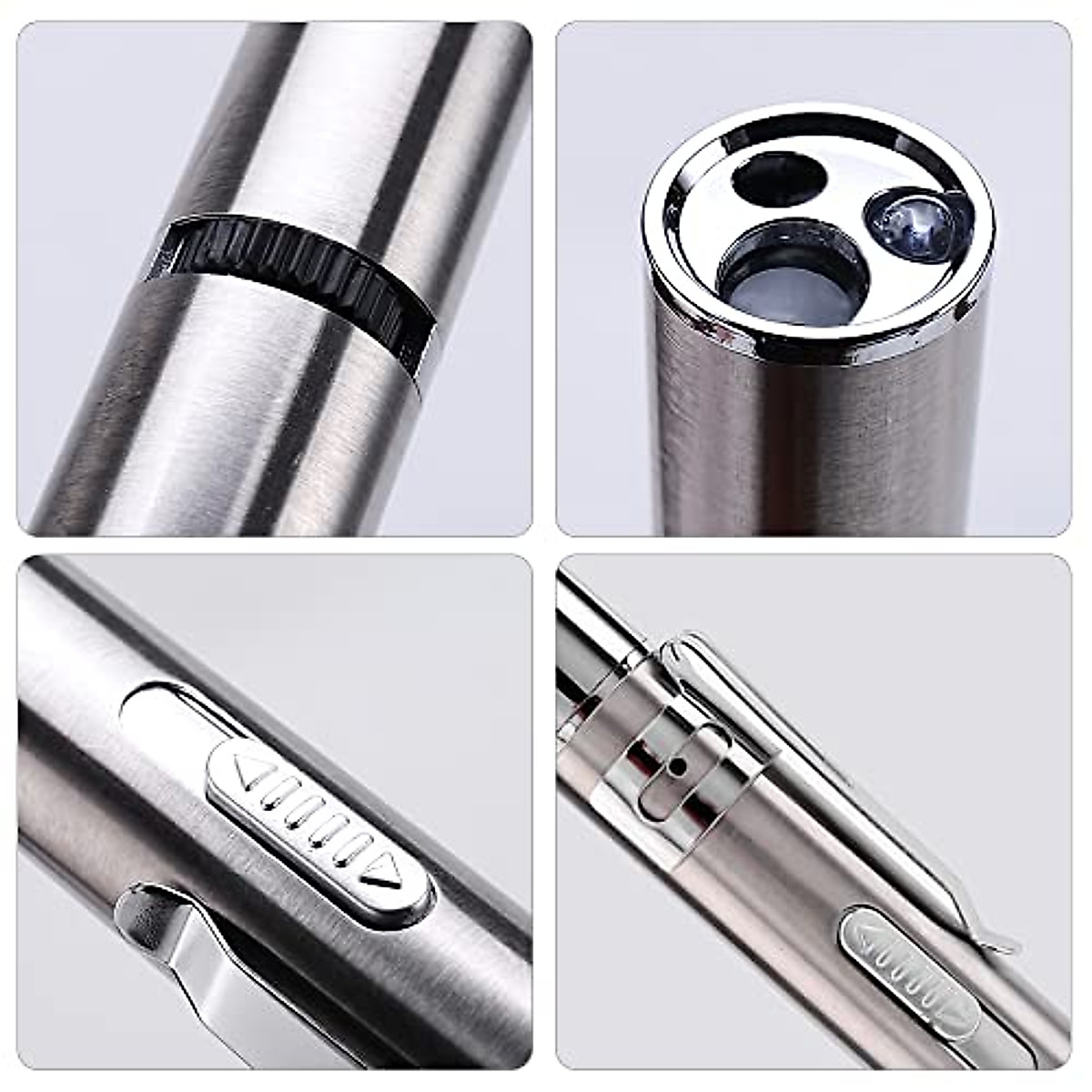 CHUQIANTONG Cat Laser Pointer Dog Toy 7 Adjustable Patterns Laser USB Rechargeable Flashlight LED Pen Interactive Cat Toy Teaching Presentation Pen