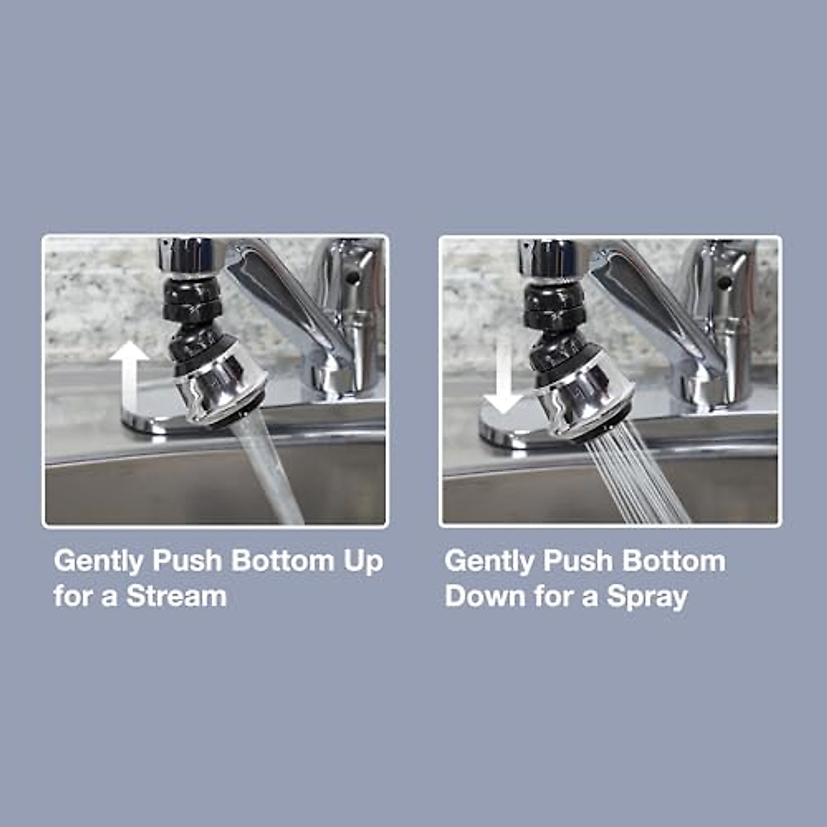 DANCO 10500 Dual Threaded Water Saving Faucet Aerator, 15/16-27 Male X 55/64-27 Female, 1.5 gpm