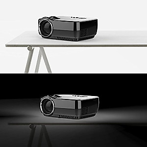 V2 LED LCD (WVGA) Mini Video Projector - International Version (No Warranty) - DIY Series - Black (FP8048V2-IV5)