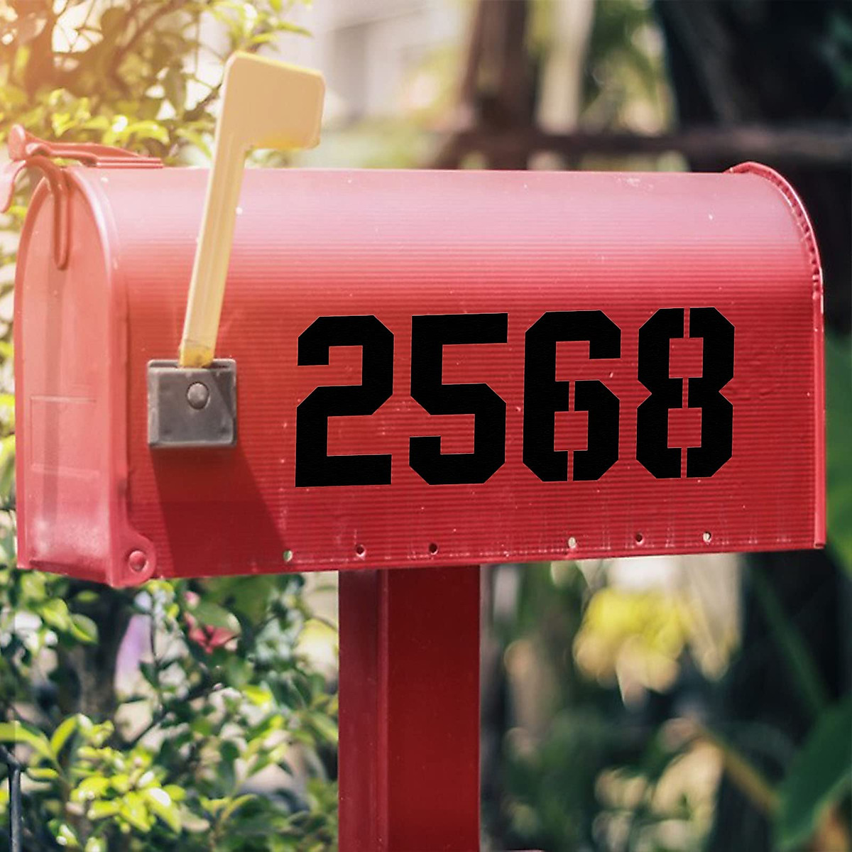 DXCYZ 4 Inch Large Number Stencils Kit 0-9 Address Number Stencils, 10PCS Reusable Plastic Painting Number Templates for Mailbox Signs, Door, Cars