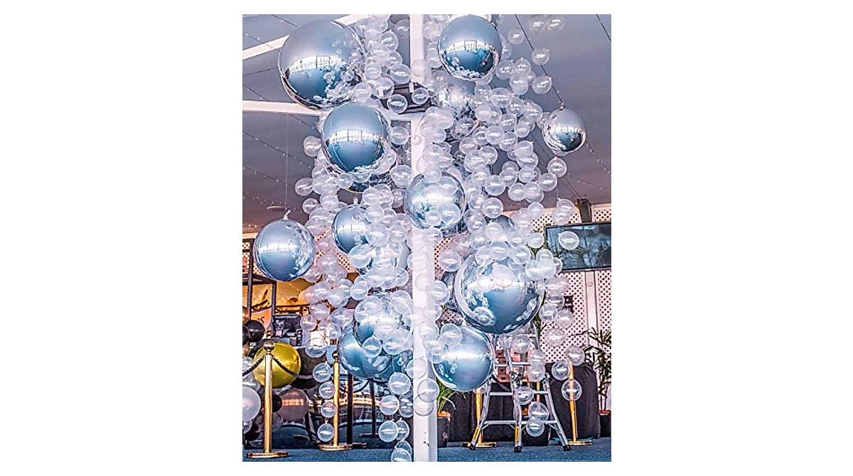Clear Party Balloons 5 Inch Pack of 50 | Perfect for Birthdays & Events