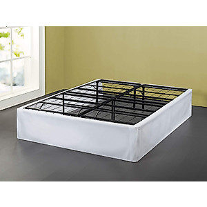 ZINUS SmartBase Bed Skirt, 16 Inch Drop, For Use with SmartBase, Easy On & Off Design, Twin