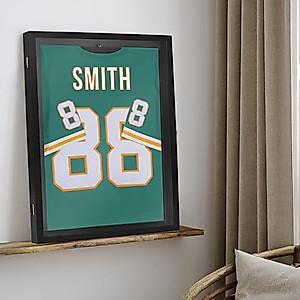 Americanflat Jersey Frame Display Case - 23x31 Lockable Display Case with Hanger - All-Star Collection - Black Sports Jersey Frame Shadow Box with Plexiglass for Baseball, Football, Basketball, Soccer