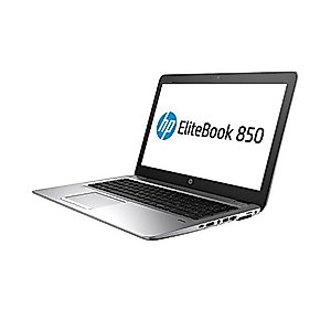 HP Elitebook 850 G4 15.6" Notebook, Windows, Intel Core i5 2.6 GHz, 8 GB RAM, 256 GB SSD , Silver (1BS49UT#ABA) (Renewed)