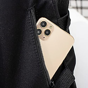 EVYUTAO Yae Miko,Black Soft Travel Adult Student Backpack,Genshin Impact,Durable Nylon Load Bag,Large Capacity Waterproof Bag