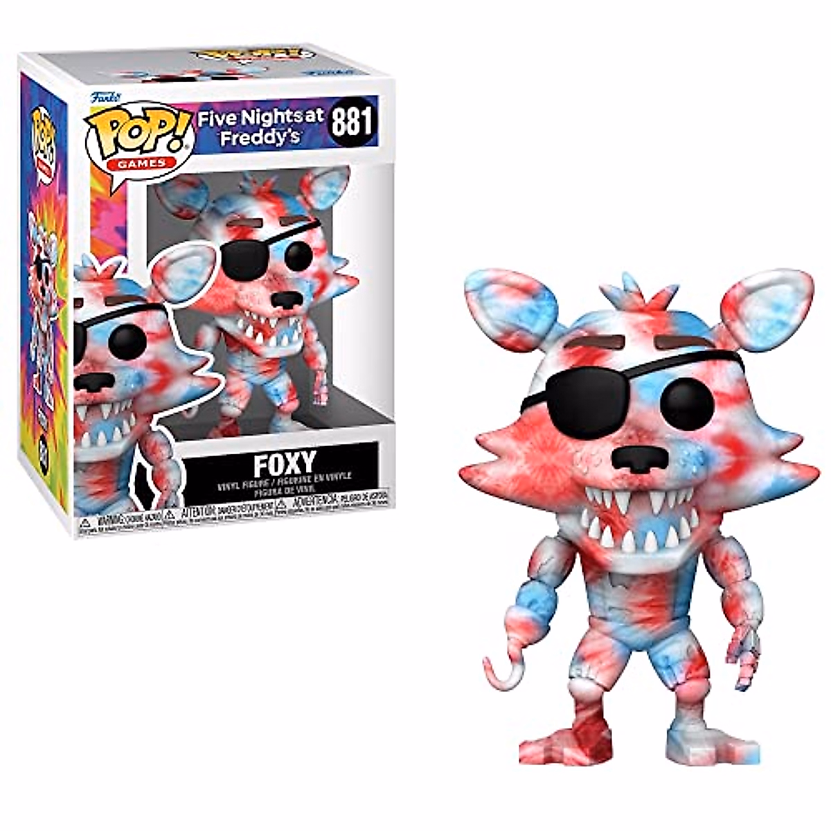 Funko Pop-Games: Five Nights at Freddy's Tie Dye Collectors Set- Bonnie, Chica, Foxy, and Freddy