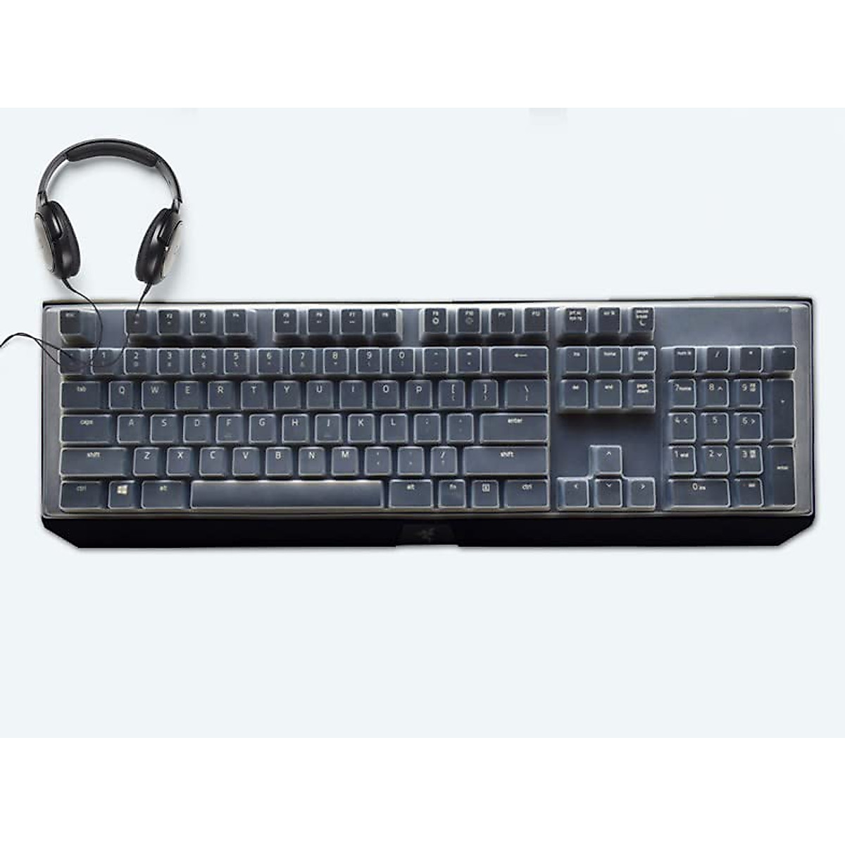 Transparent Clear Silicone Keyboard Cover Protectors for Razer BlackWidow X Chroma RGB Mechanical Gaming Keyboard 104 Key