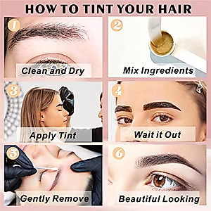 Milklear Lash Lift and Black Kit Easy to Use Brow Lamination Kit Quick Lifting Voluminous Coloring Complete Tools DIY or Salon Use Long Lasting No Irritaion…