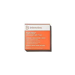 Dr. Dennis Gross Alpha Beta Universal Daily Peel: for Uneven Tone or Texture and Fine Lines or Enlarged Pores, (5 Treatments)