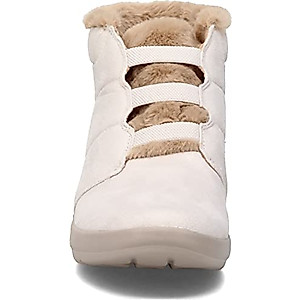 BZees Womens Golden Puff Ankle Boot Wind Chime Microfiber 9.5 M