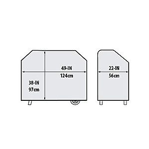 Broil King 67066 Select Fits Baron/Crown Pellet 500 Models Grill Cover, Black