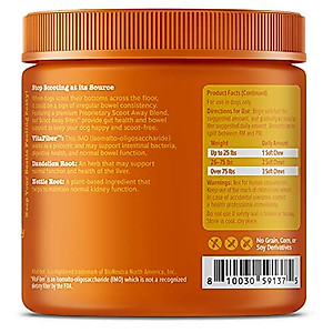 Zesty Paws Scoot Away Soft Chews for Dogs - with Bromelain, Vita Fiber & Dandelion Root for Digestive Support Against Scoots for Gut Health & Support for Normal Bowel Movement - 90 Soft Chews