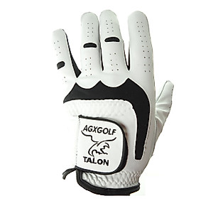 6 Pack!! AGXGOLF Talon Cadet Large Cabretta Leather Golf Gloves (Intech Style) for Men Who Golf Right Handed (6 Pack) in Stock