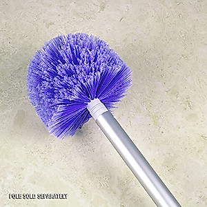 Poolmaster 20610 Swimming Pool Area Indoor/Outdoor Cobweb Brush, Essential Collection, Medium, Purple