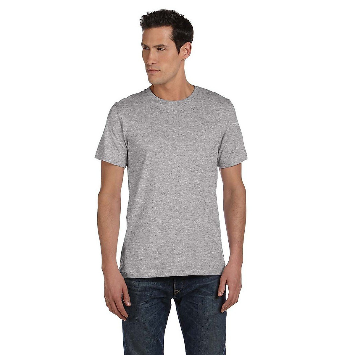 Unisex Made in the USA Jersey Short-Sleeve T-Shirt M ATHLETIC HEATHER