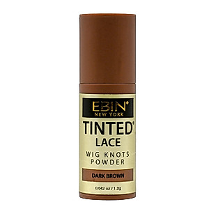 EBIN NEW YORK Tinted Lace Powder - Dark Brown, 1.2g | Long Lasting Formula, Matching Skin Tone, Natural Look
