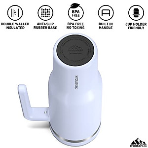 Hydrapeak Voyager 40 oz Tumbler With Handle and Straw Lid, Tumbler, 40 Oz Tumbler Handle, Tumbler Lid Straw, Tumblers, 40oz Tumbler With Handle (Iceberg)