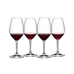 Riedel 6422/02-4 Red Wine Glasses, Set of 4, Riedel Wine Friendly Riedel 002, Red Wine, 30.0 fl oz (997 ml)
