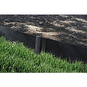 EasyFlex 10 in. Landscape Anchoring Stake Pack - 10 Ct., Black