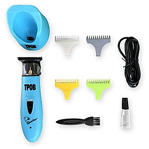 TPOB Ghost X Beard Trimmer Hair Clippers for Men, Professional Hair Trimmer Zero Gapped T-Blade Trimmer Cordless Rechargeable Edgers Clippers Electric Beard Trimmer Shaver (Ghost X Ice)