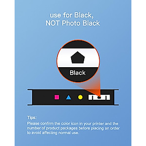 GPC Image Compatible Ink Cartridge Replacement for HP 564XL 564 XL Compatible with DeskJet 3520 3522 Officejet 4620 Photosmart 5520 6510 7520 7525 Printer Tray (4 Black)