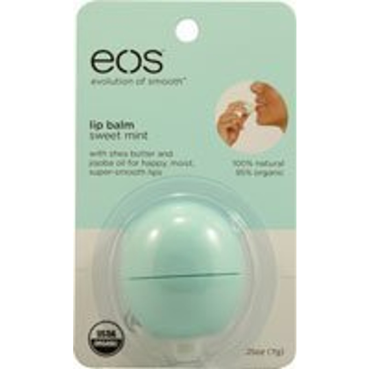 EOS Lip Balm Smooth Sphere Sweet Mint -- 0.25 oz (Quantity of 5)
