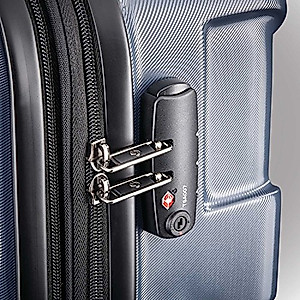 Samsonite Centric Hardside Expandable Luggage with Spinner Wheels, Blue Slate, 3-Piece Set (20/24/28)