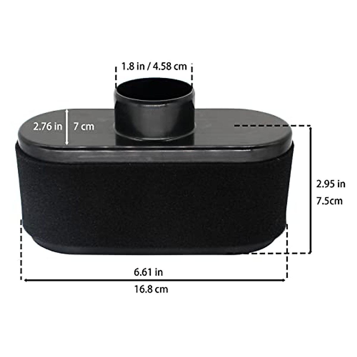 Fullas 2 Pack Air Filter Pre Filter Compatible with Kawasaki 11013-0726 11013-0752 11013-7047 11013-7049 11029-0031 99999-0384