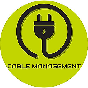 NTENSE Quest, Ergonomic, Home Office, Work Table, Computer, Gaming Room, Sitting Desk, Cup Holder, Headphone Hook, CPU Stand, White