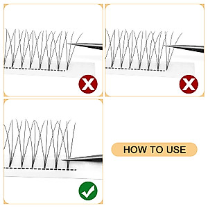QUEWEL Volume Lash Extensions 5D 0.10mm D Curl Mix-8-15mm Short Stem Premade Fans Soft|Optinal 3D|4D|5D|6D|7D|8D 0.07/0.10mm C/D 8-20mm Mix-9-16mm 12-15mm 8-15mm|(5D 0.10D MIX8-15)