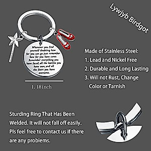 Lywjyb Birdgot Movie Inspired Gift for Girls Women Encouragement Gift Movie Fans Gift (whenever shoe key)