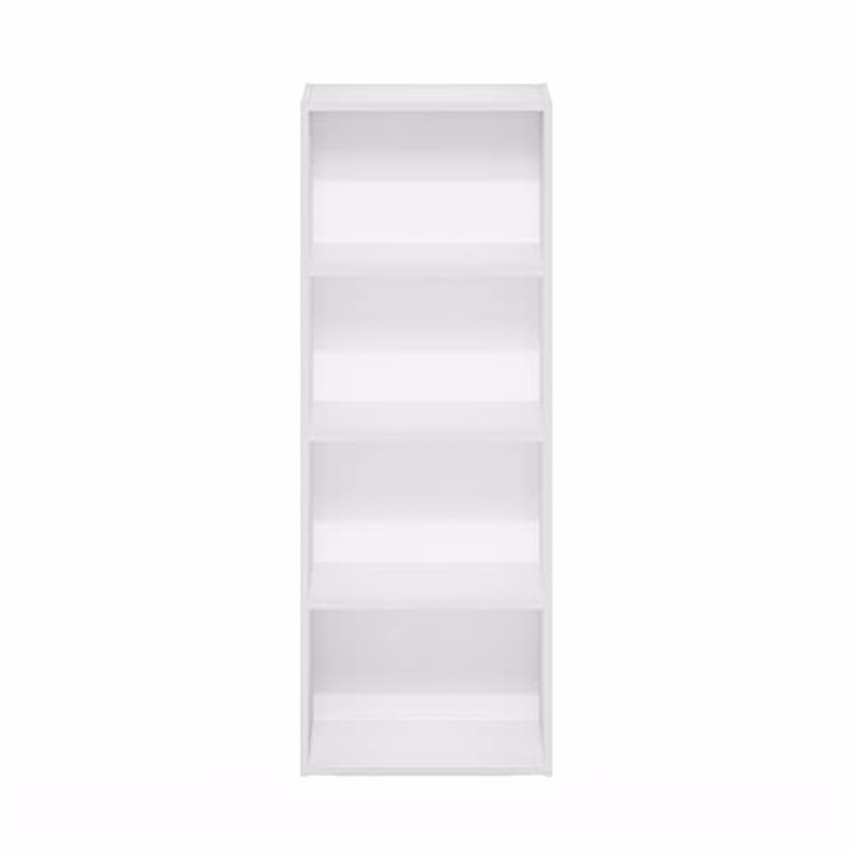Furinno Luder Bookcase / Book / Storage, 4-Tier, White