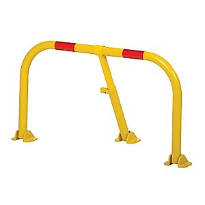Vestil PARK-P-38-S Heavy Duty Parking Hoop, Yellow