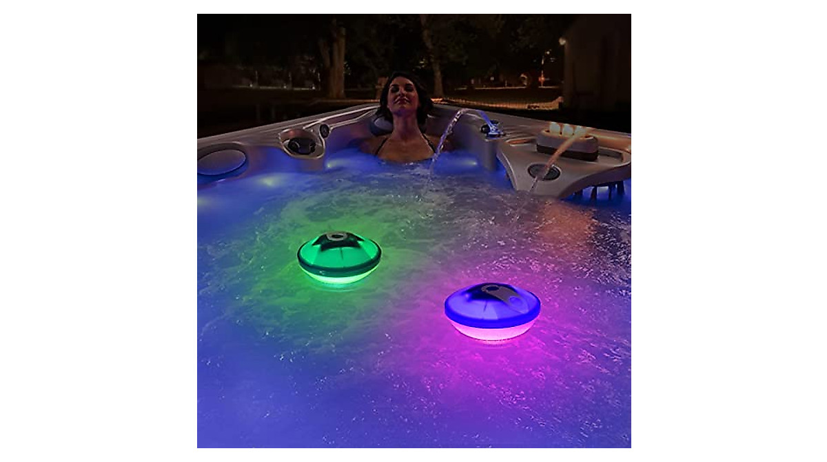 Goallim Floating LED Pool Lights: 7 Color Changing & Waterproof