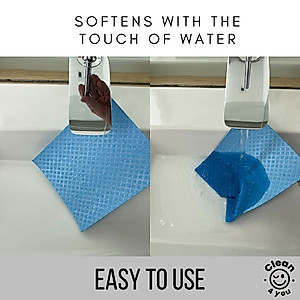 Swedish Dish Cloths, Absorbent Cellulose Sponge Cloths, Washable Cleaning Cloths, No Odor Dishcloths, Reusable Paper Towels, Durable Kitchen Rags (10)