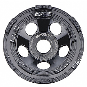 BOSCH DC520 5-Inch Diamond Cup Grinding Wheel for Abrasive Materials