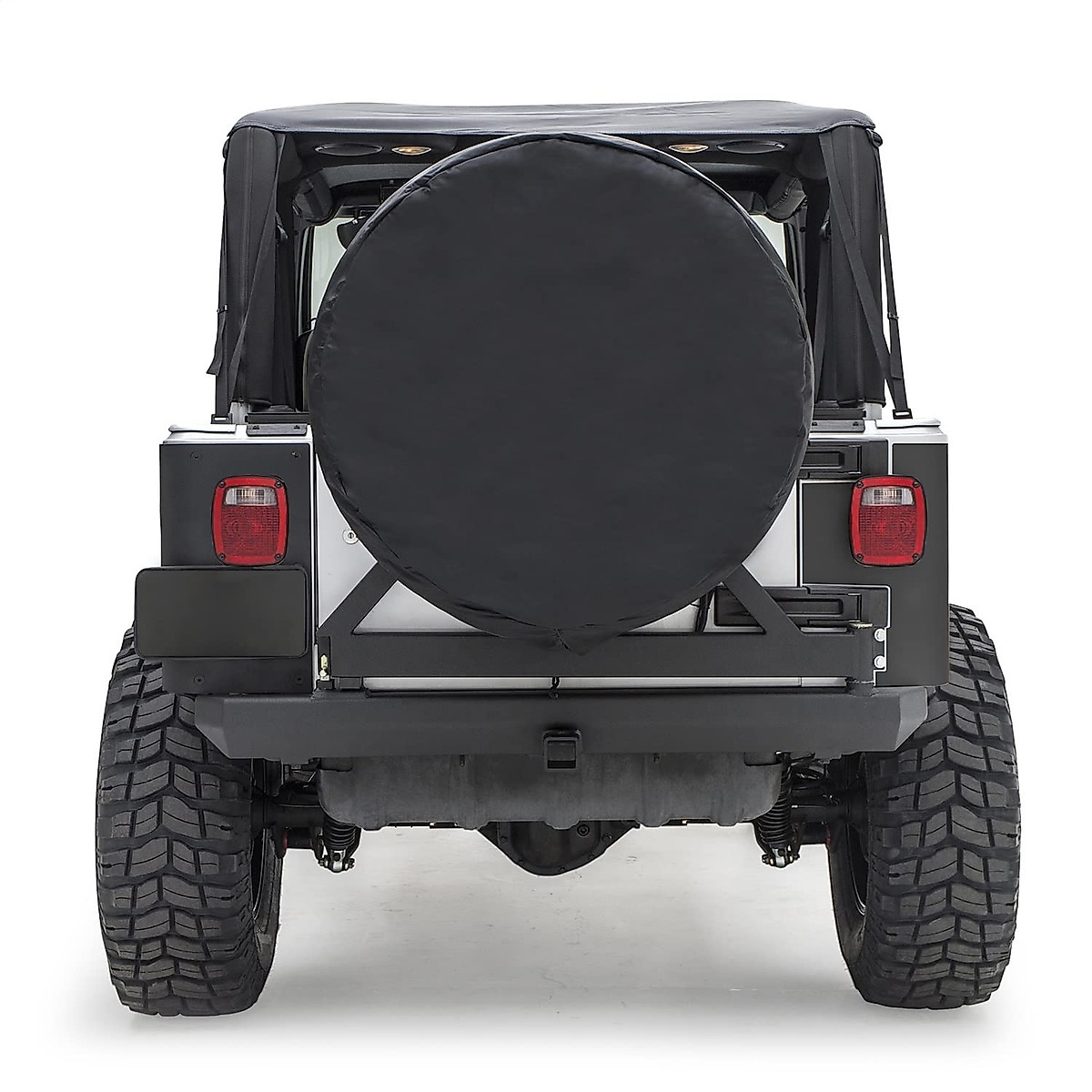 Smittybilt 773515 Denim Black Large Spare Tire Cover