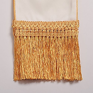 BLESSUME 1PC Clergy Mass Stole Cross Embroidered Wedding Stole